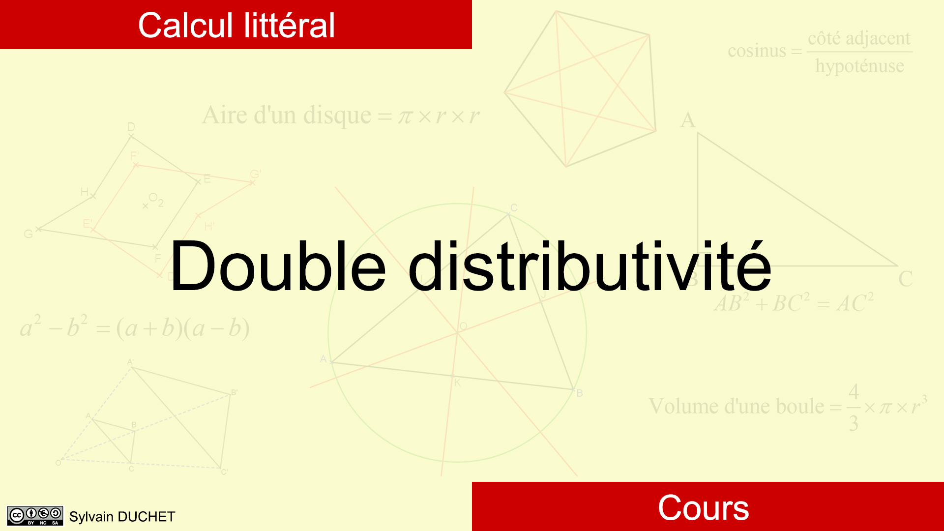 Pod - Double Distributivité